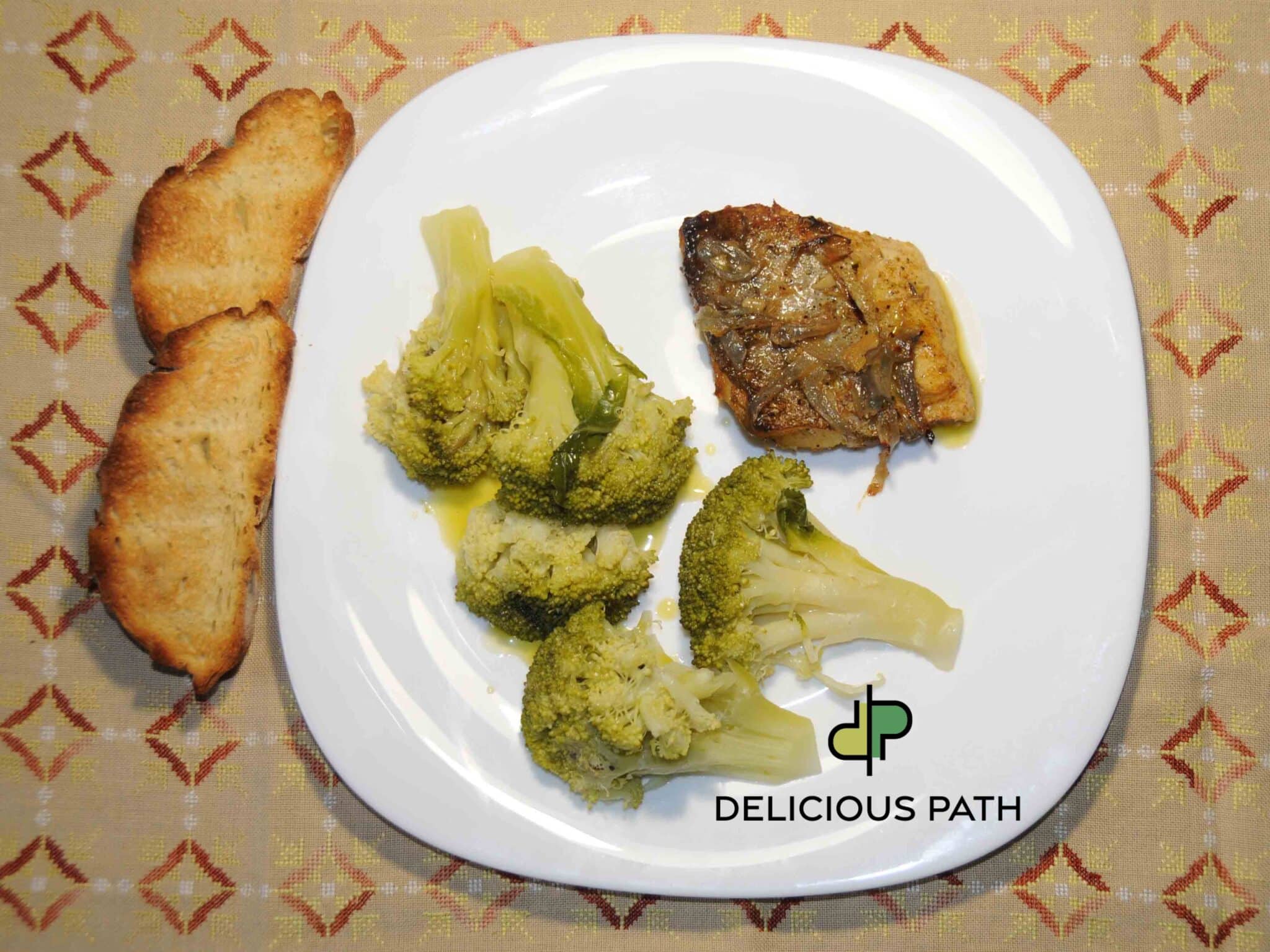 Baked Cod With Broccoli Seafood Comfort