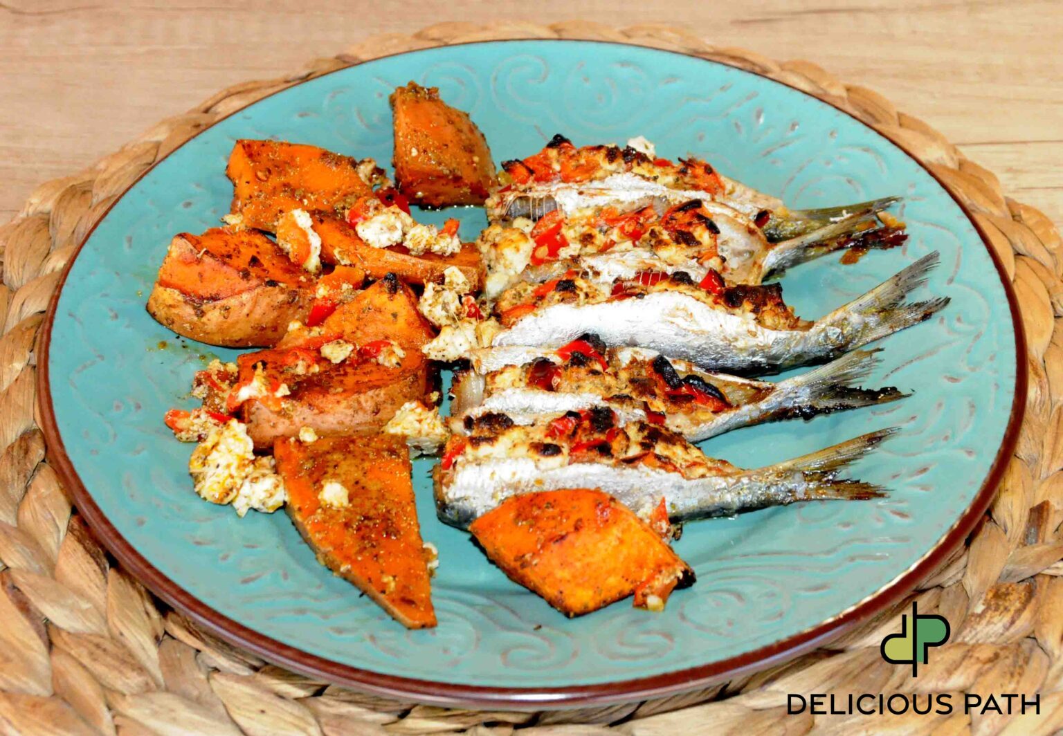 Stuffed Sardines & Sweet Potatoes – Seafood Baked Delight